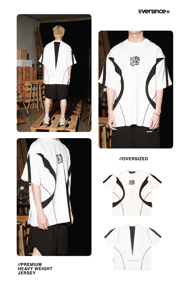 Eversince Sublime Oversized Jersey T-Shirt White | Shopee Malaysia