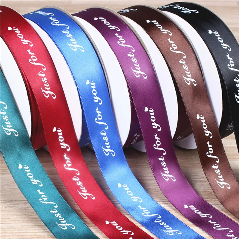 (45M) 10mm/25mm 𝐉𝐔𝐒𝐓 𝐅𝐎𝐑 𝐘𝐎𝐔 Satin Ribbon Reben Just For You DIY Gift ...