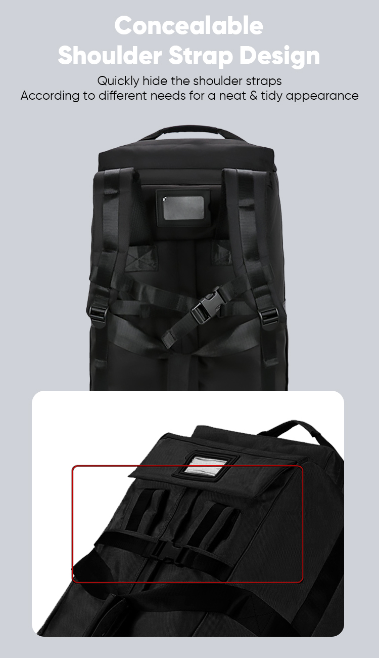 Case Valker 80L Explorer Foldable Trolley Bag Backpack 2 Wheels Beg ...