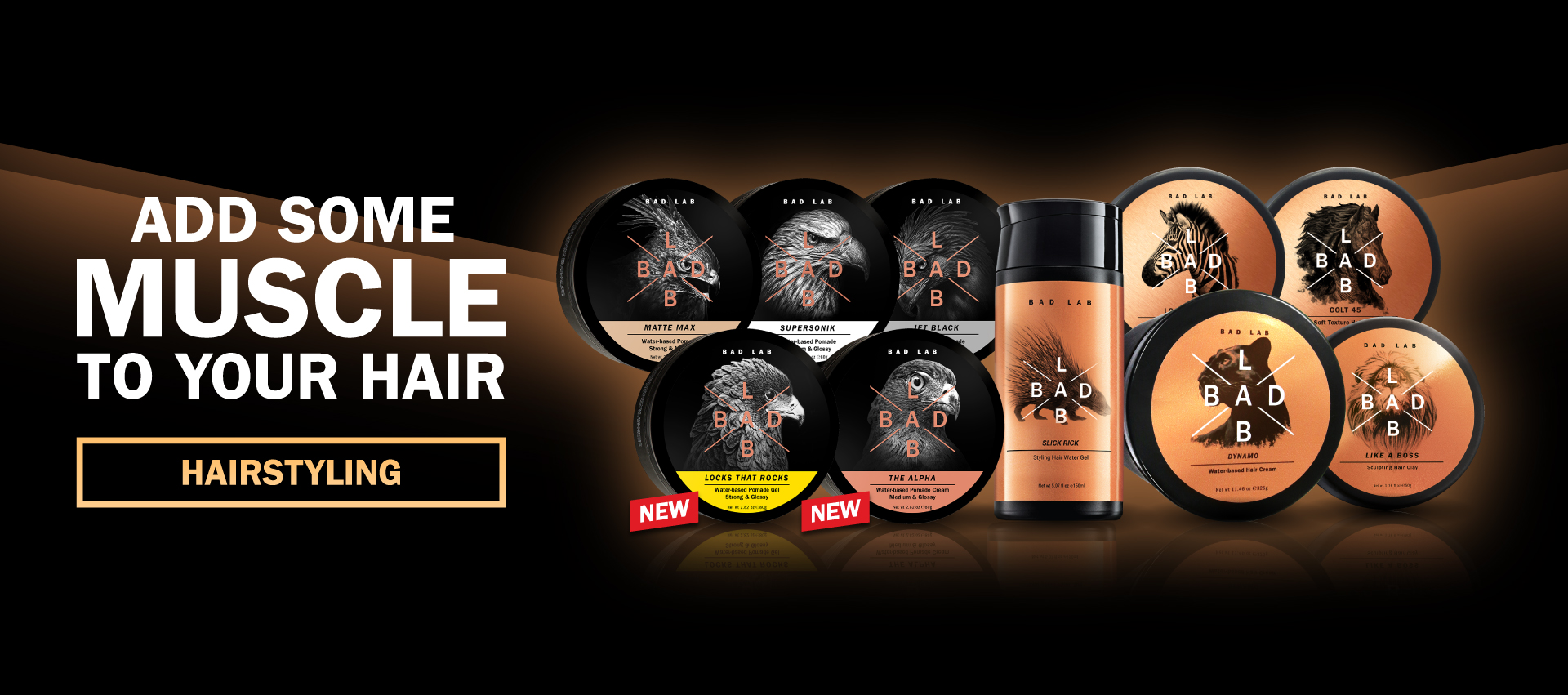 BAD LAB Hair Styling Hair Wax/Hair Pomade/Hair Clay | Shopee Malaysia