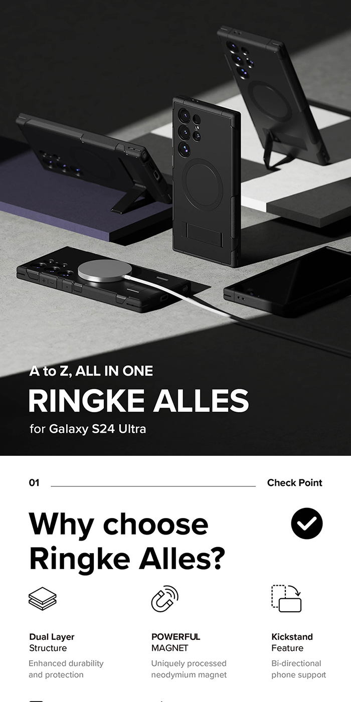 Ringke ALLES Series for Samsung Galaxy S24 Ultra Protective PHONE CASE ...