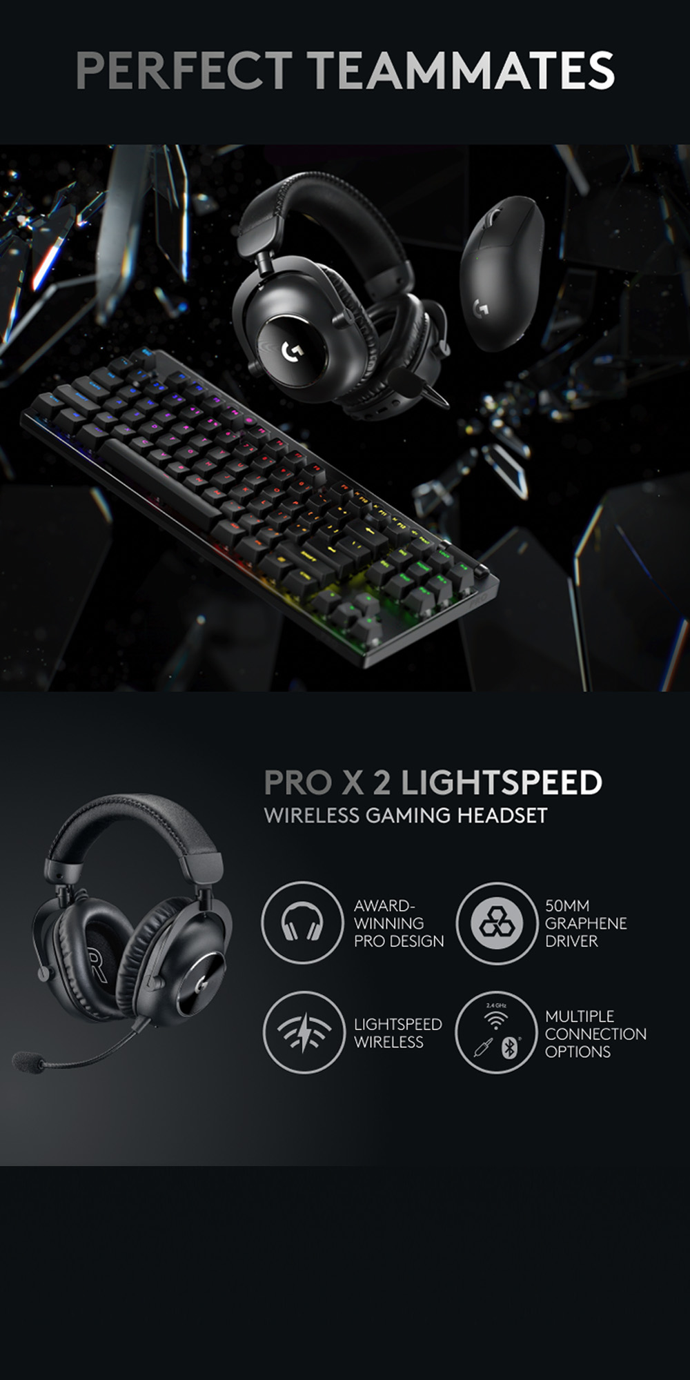 Logitech G PRO X SUPERLIGHT 2 LIGHTSPEED Wireless Gaming Mouse ...