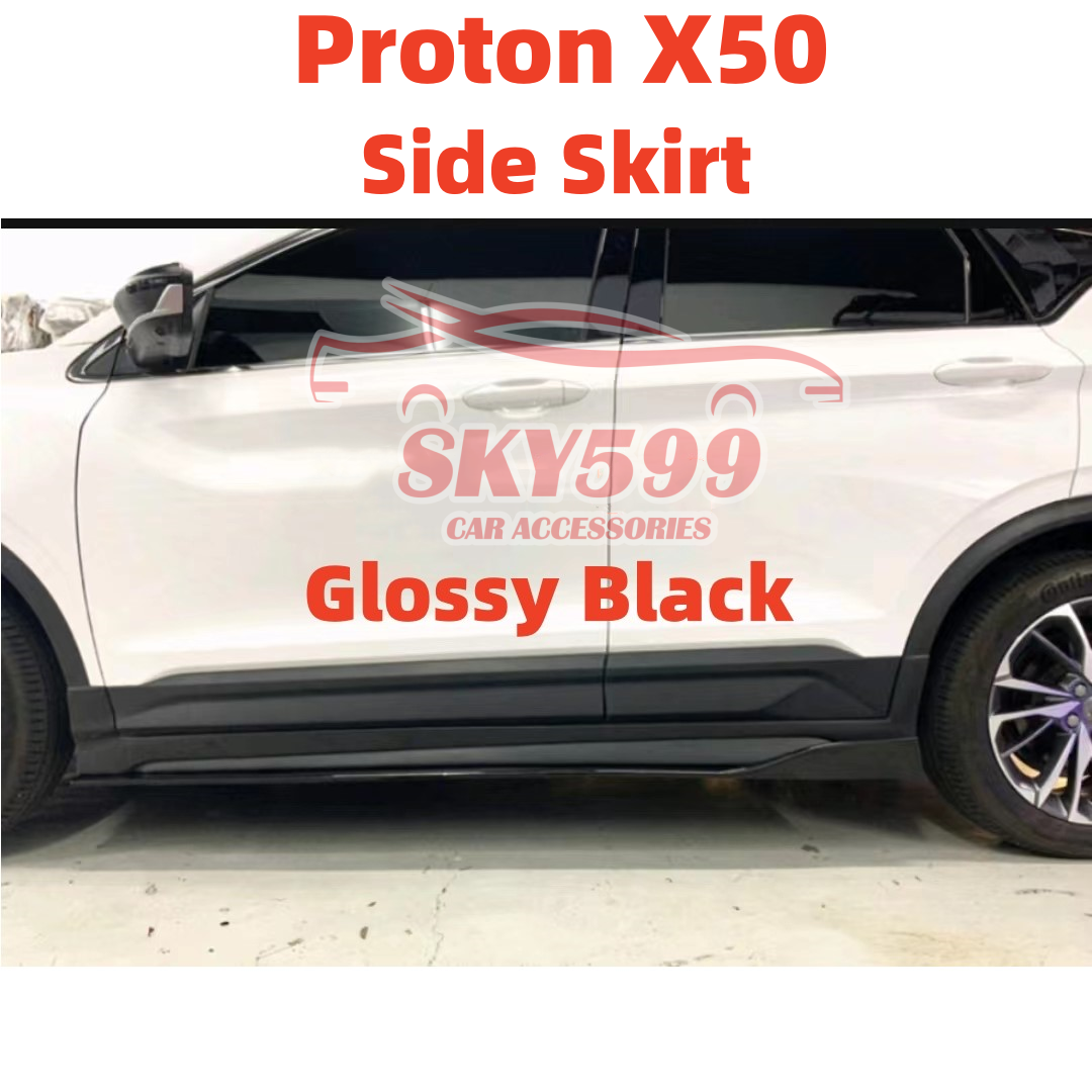 Proton X50 Front Bumper Diffuser Lip Wrap Angle Splitters Side Skirt ...