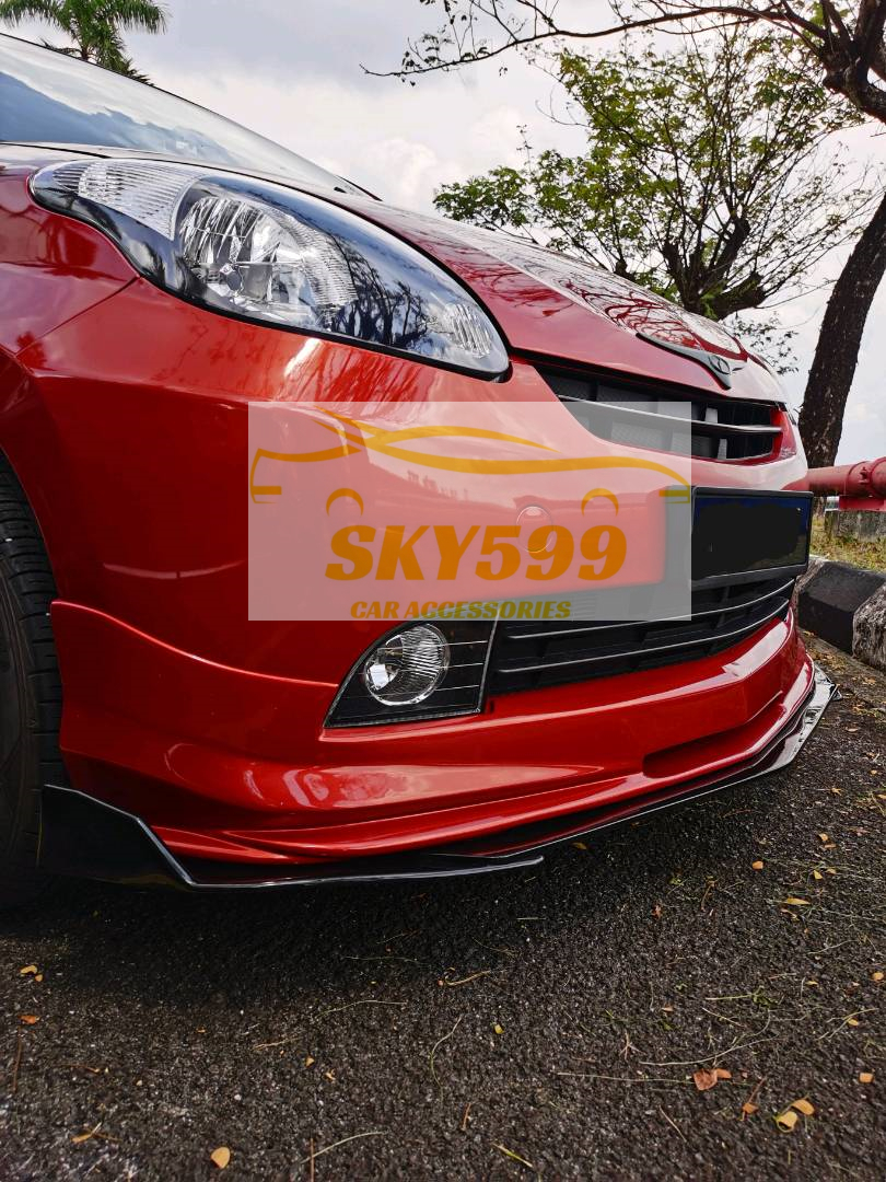 Perodua Myvi 2005-2010 Front Bumper Diffuser Lip Wrap Angle Splitters ...