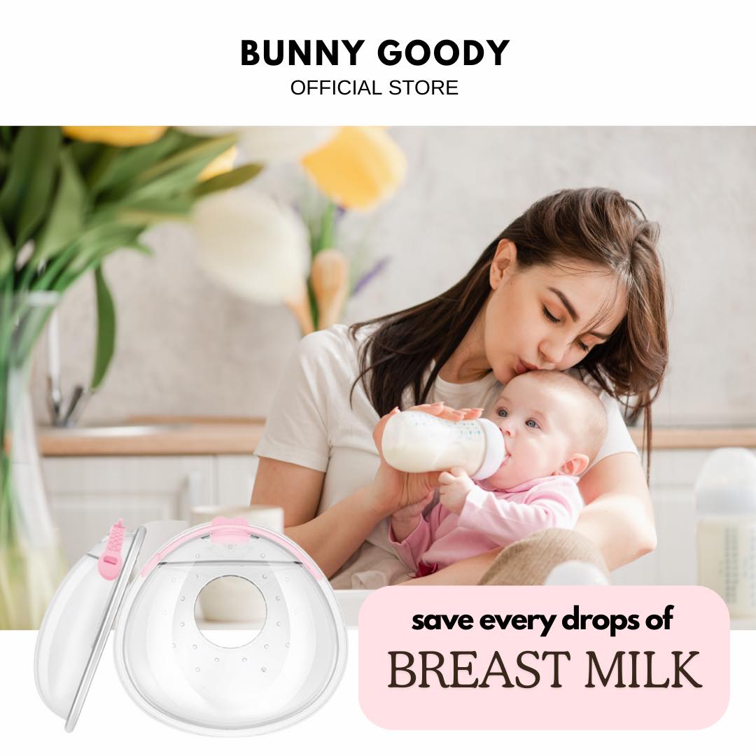 Bunny Goody 3 In 1 Wearable Nipple Shield & Breast Pad Milk Collector | Shopee Malaysia