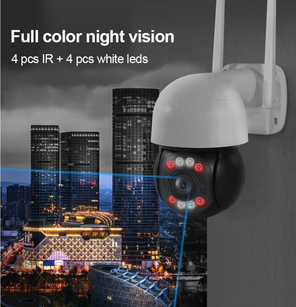 iCSee 3MP 2304 x 1296 Dual Light Color Night Vision Outdoor ...