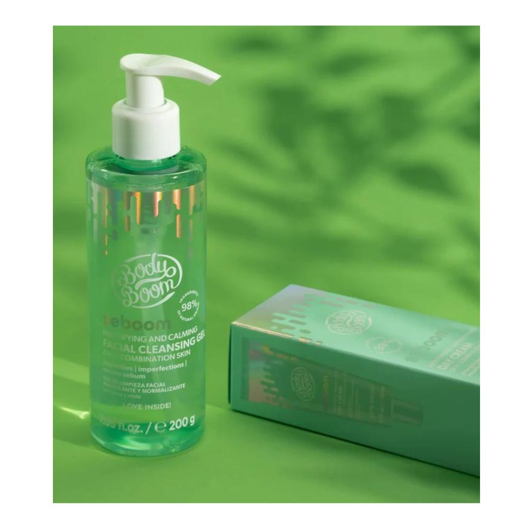 BodyBoom Seboom Mattifying and Normalizing Face Wash Gel (200g ...