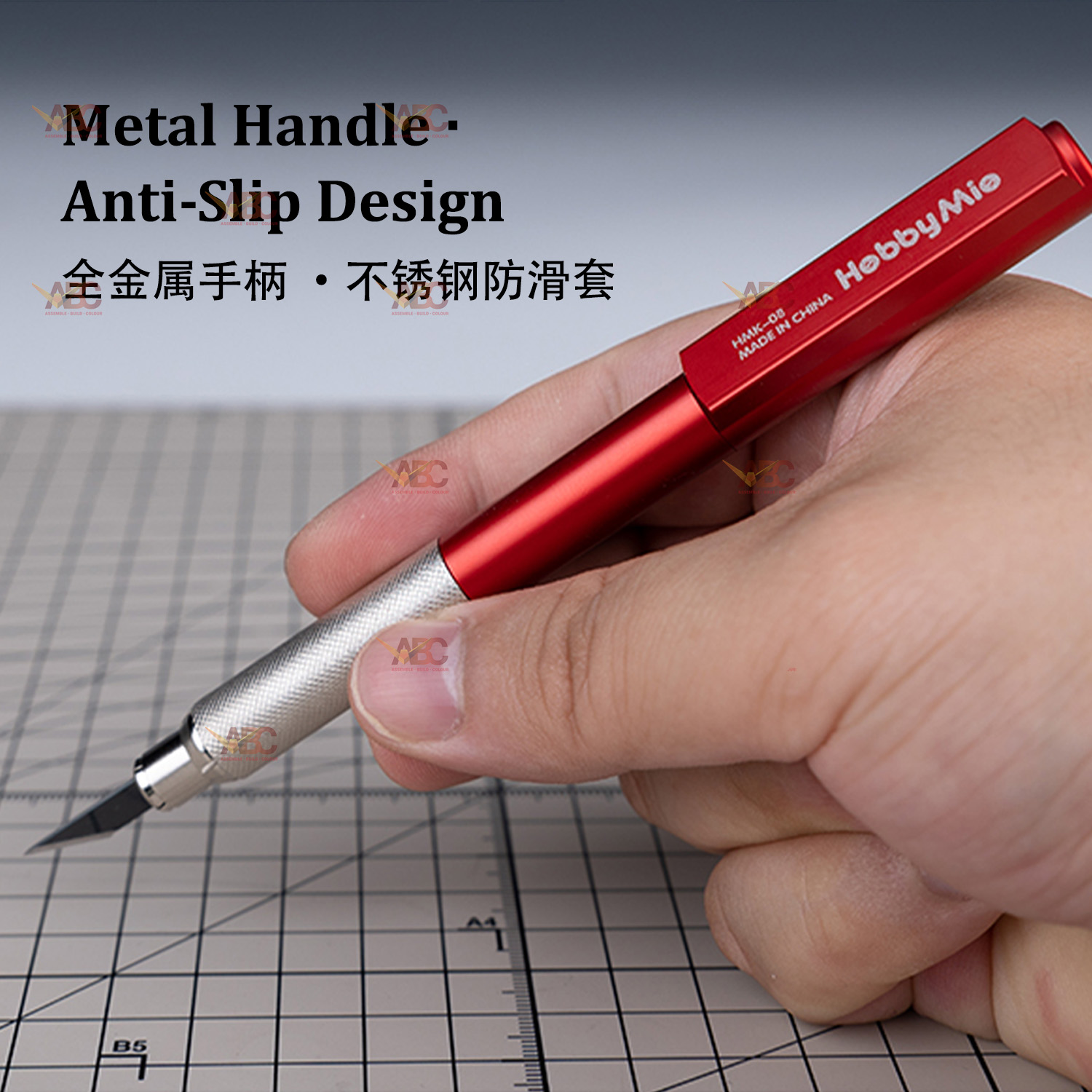 (HobbyMio) Multi Purpose Metal Knife Handle – Adjustable Length Fit ...