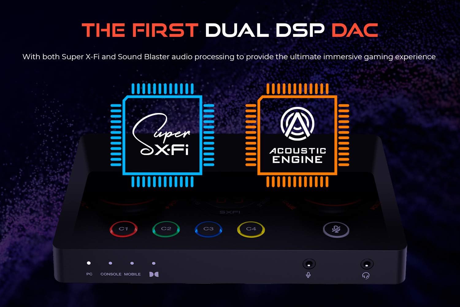 Creative Sound Blaster GC7 Game Streaming USB DAC and Amp,Super X-Fi,7. ...