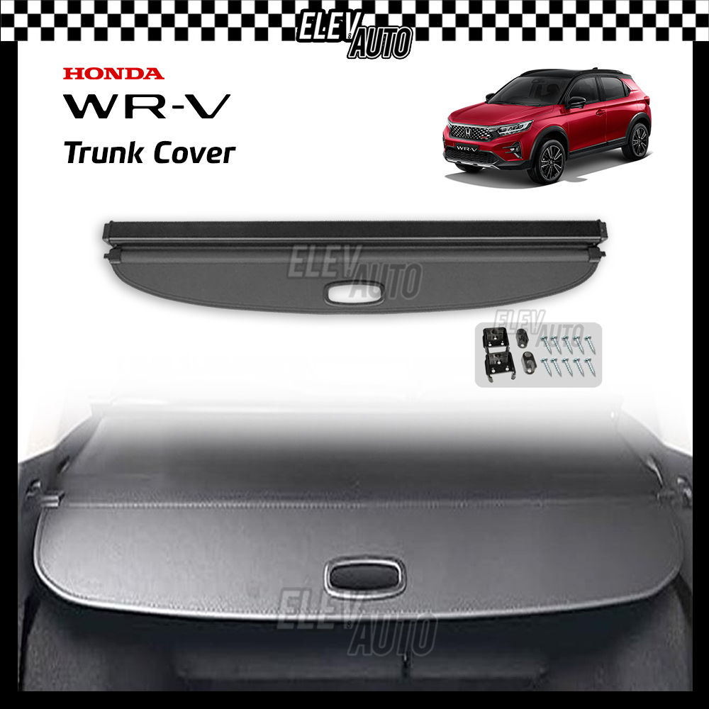 Honda WR-V WRV DG4 Leather Retractable Trunk Cover Rear Cargo Boot ...