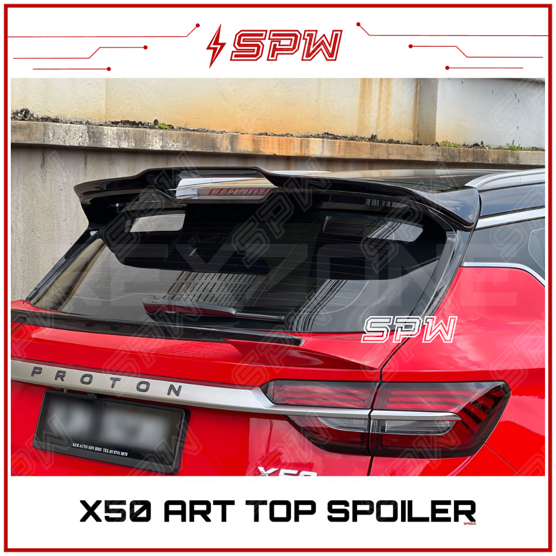Proton X50 (2020-2025) ART-Design Spoiler Rear Trunk Lip Top Spoiler ...