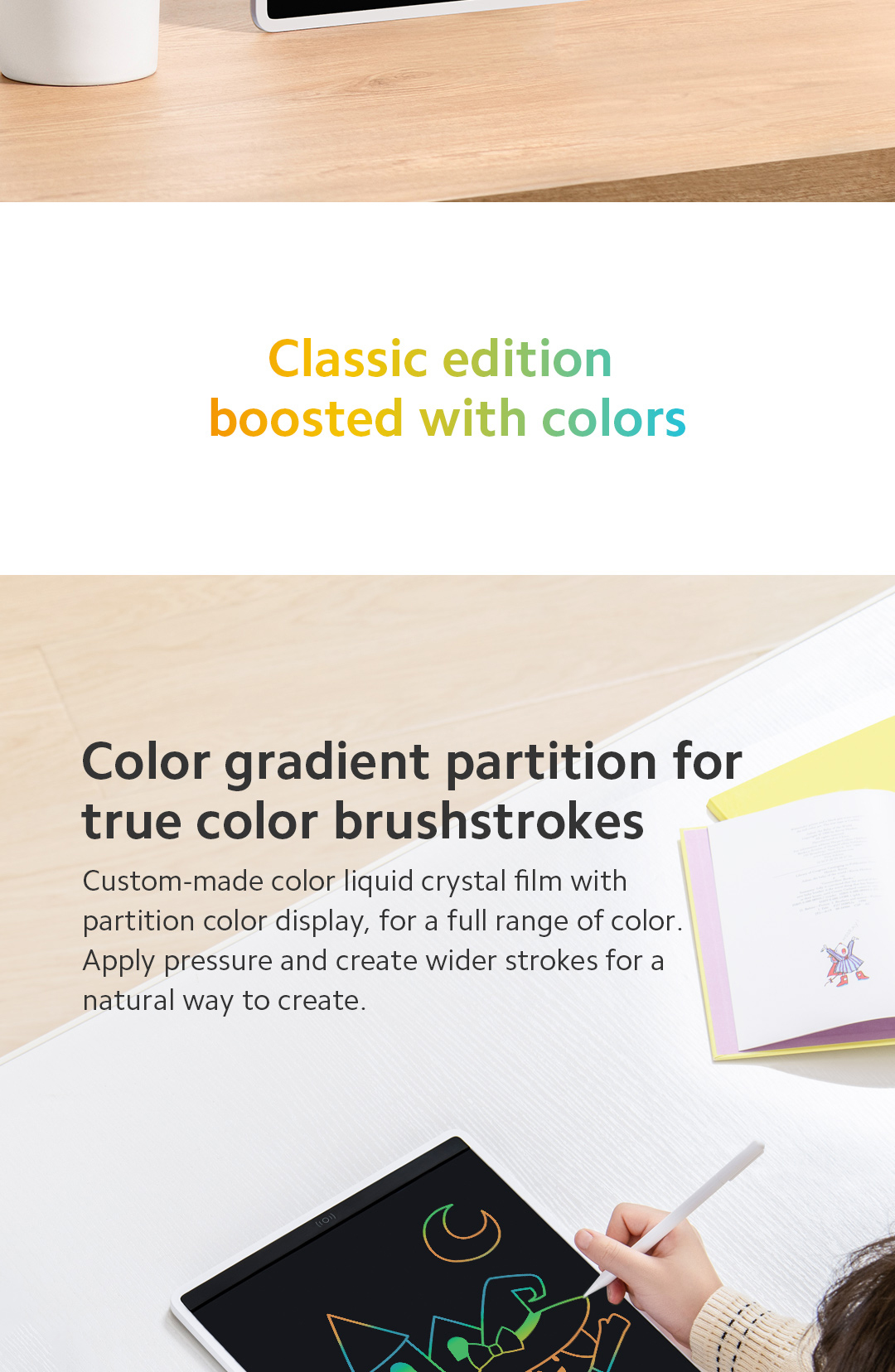 Xiaomi Mi LCD Writing Tablet 13.5" (Color Edition) | Shopee Malaysia