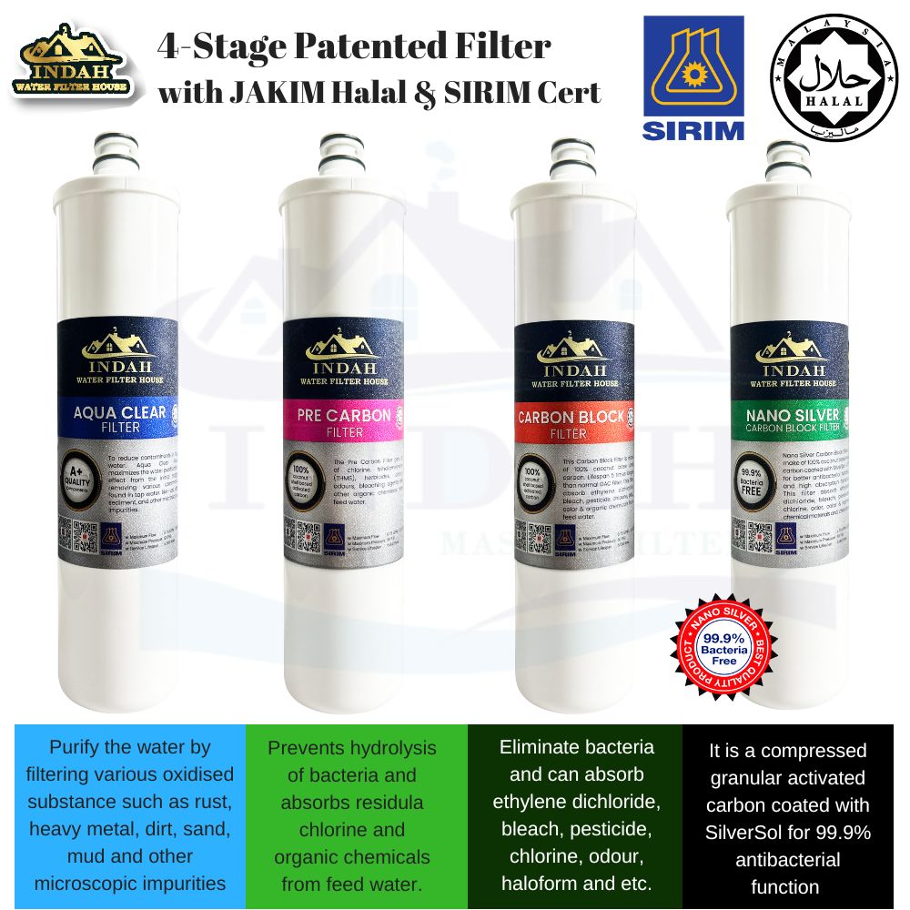 Indah Water JAKIM Halal Filter Replacement Filter Refill for Indah ...