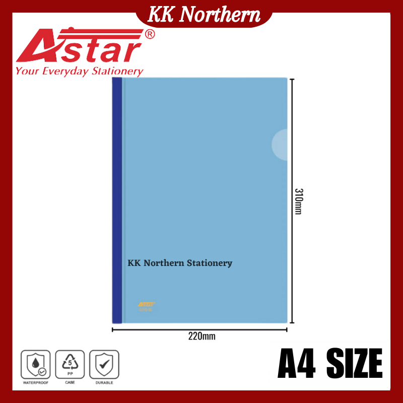 (ASTAR) PVC Slide Binder A4 Report Cover Slide Bar Binder File Q310 ...