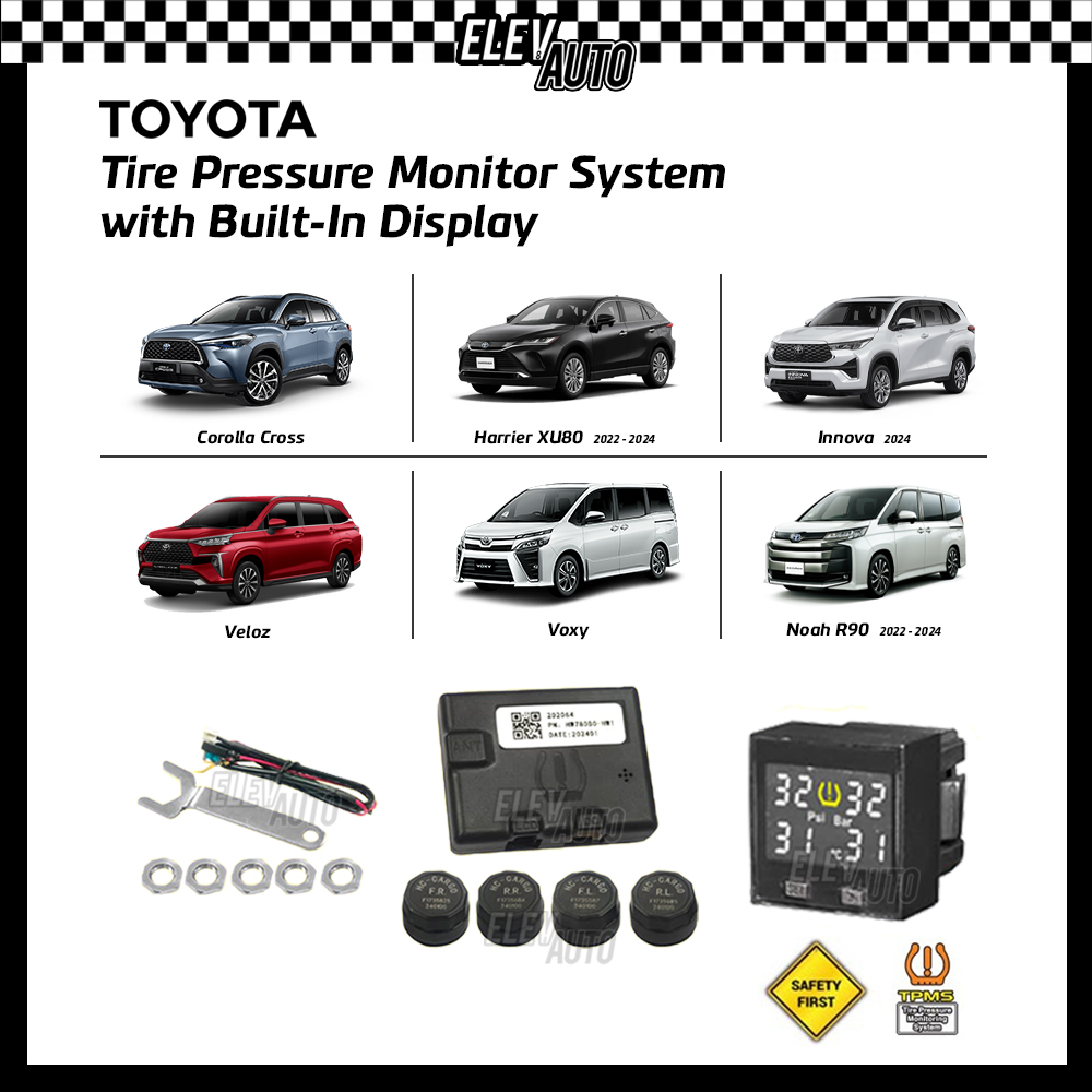 HONDA TOYOTA PERODUA NISSAN MITSUBISHI TPMS Tire Pressure Monitor ...