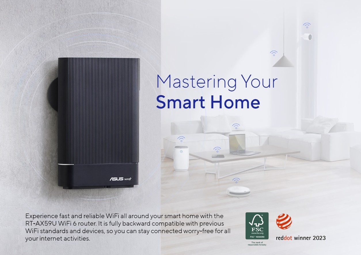 ASUS AX4200 Dual Band WiFi 6 AiMesh Router (RT-AX59U) | Shopee Malaysia