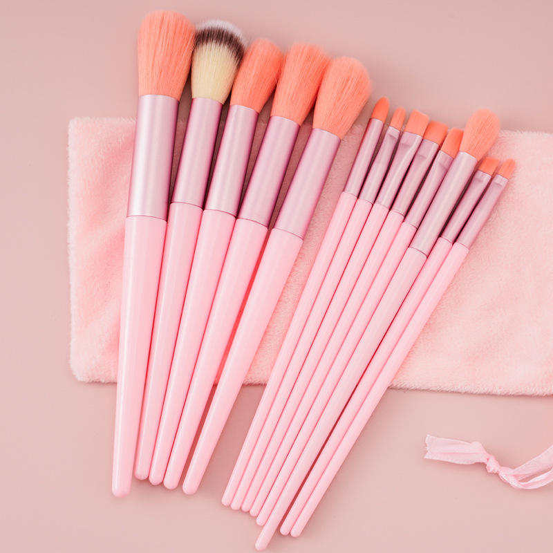 13pcs Soft Fluffy Makeup Brush Set Foundation Powder Eye shadow Kabuki ...