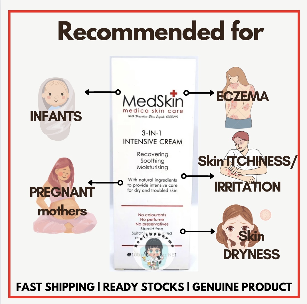 [FREE GIFT] MedSkin 3-in-1 Intensive Cream Triple Pack 3 x 100ml ...