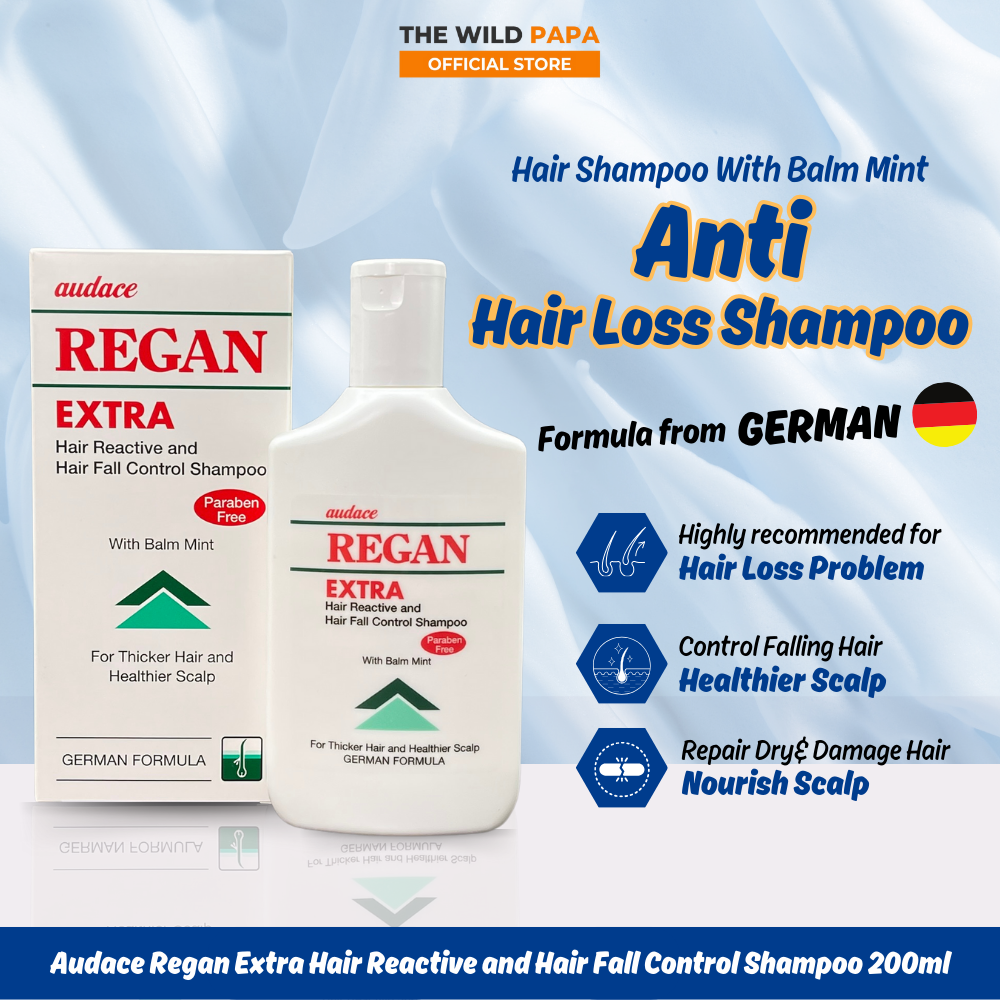 AUDACE Regan Extra Hair Reactive & Hair Fall Control Shampoo 200ml ...