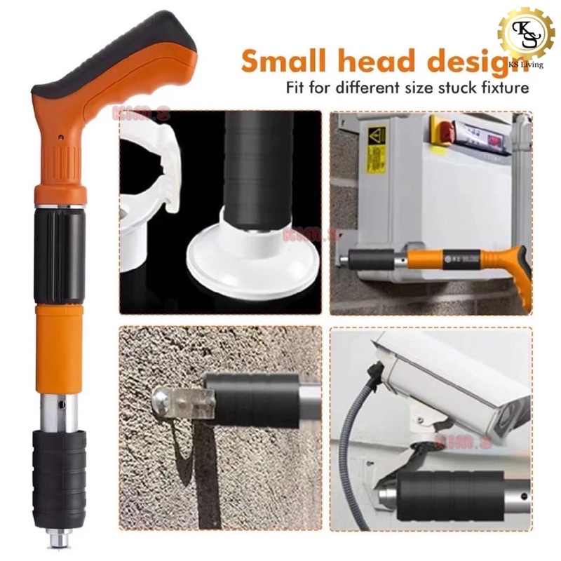 Kim.S Nail Gun Steel Nail Gun Rivet Concrete Ceiling Punching Gun Screw ...