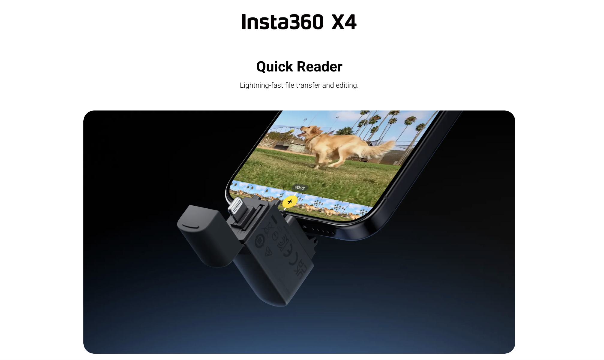 Insta360 X4 Quick Reader (Original) | Shopee Malaysia