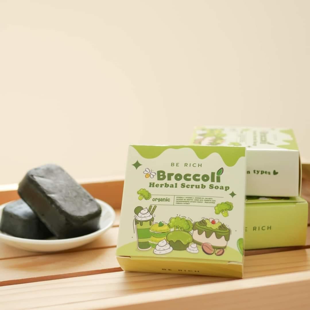 BROCCOLI HERBAL SCRUB SOAP 🥦💯Original HQ | Shopee Malaysia