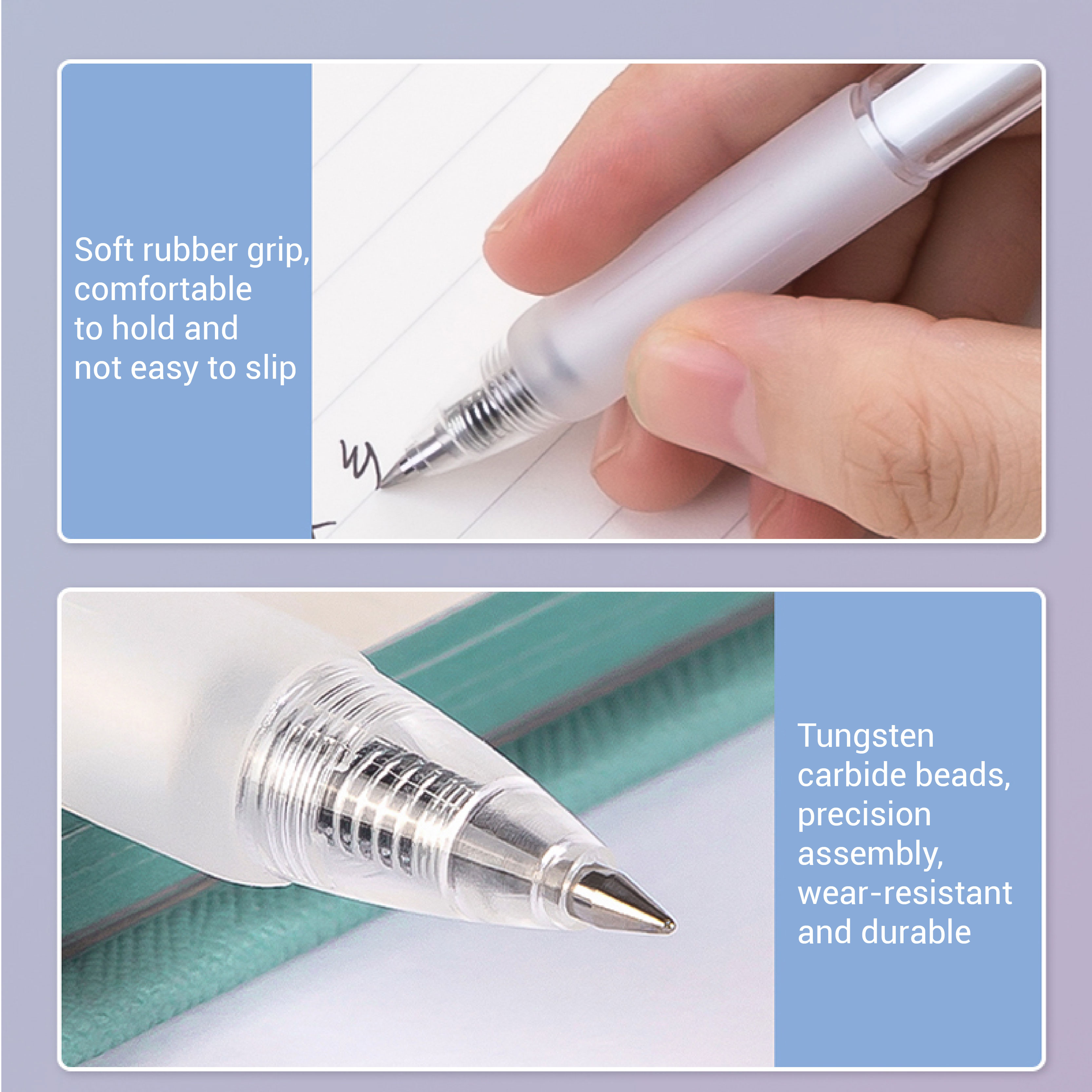 Deli Comfortable Grip Gel Pen (0.35mm) A122 | Shopee Malaysia