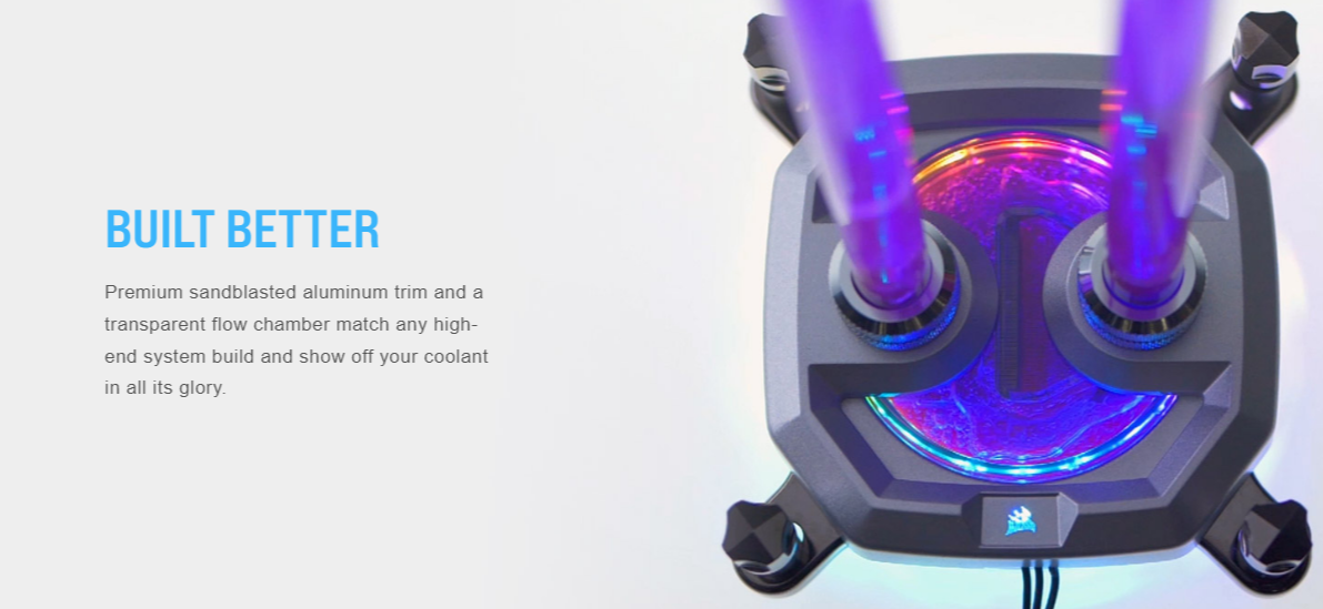 CORSAIR Hydro X Series XC9 RGB CPU Water Block (2066/sTR4) #CX-9010001 ...