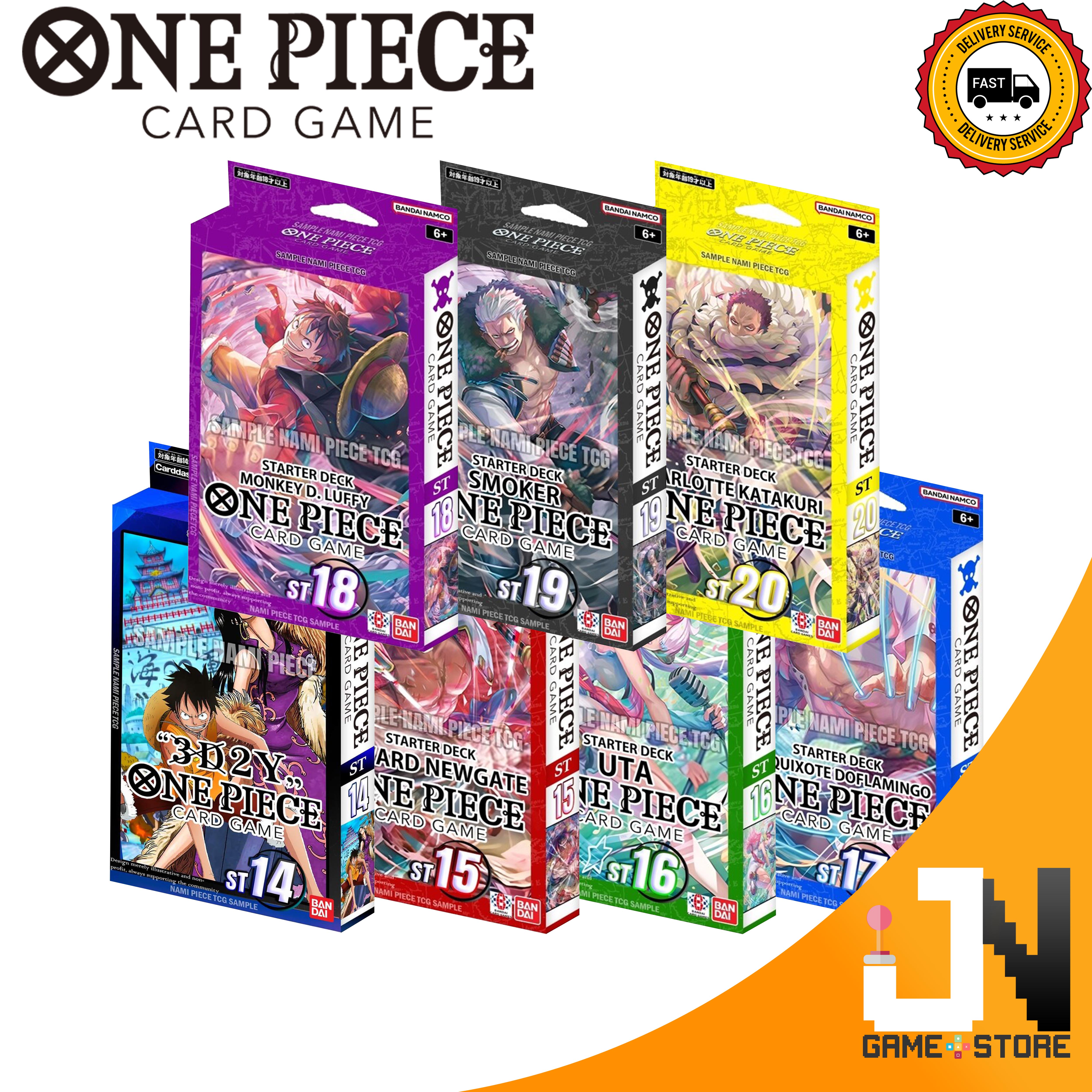 One Piece TCG Starter Deck ST14 | ST15 | ST16 | ST17 | ST18 | ST19 ...