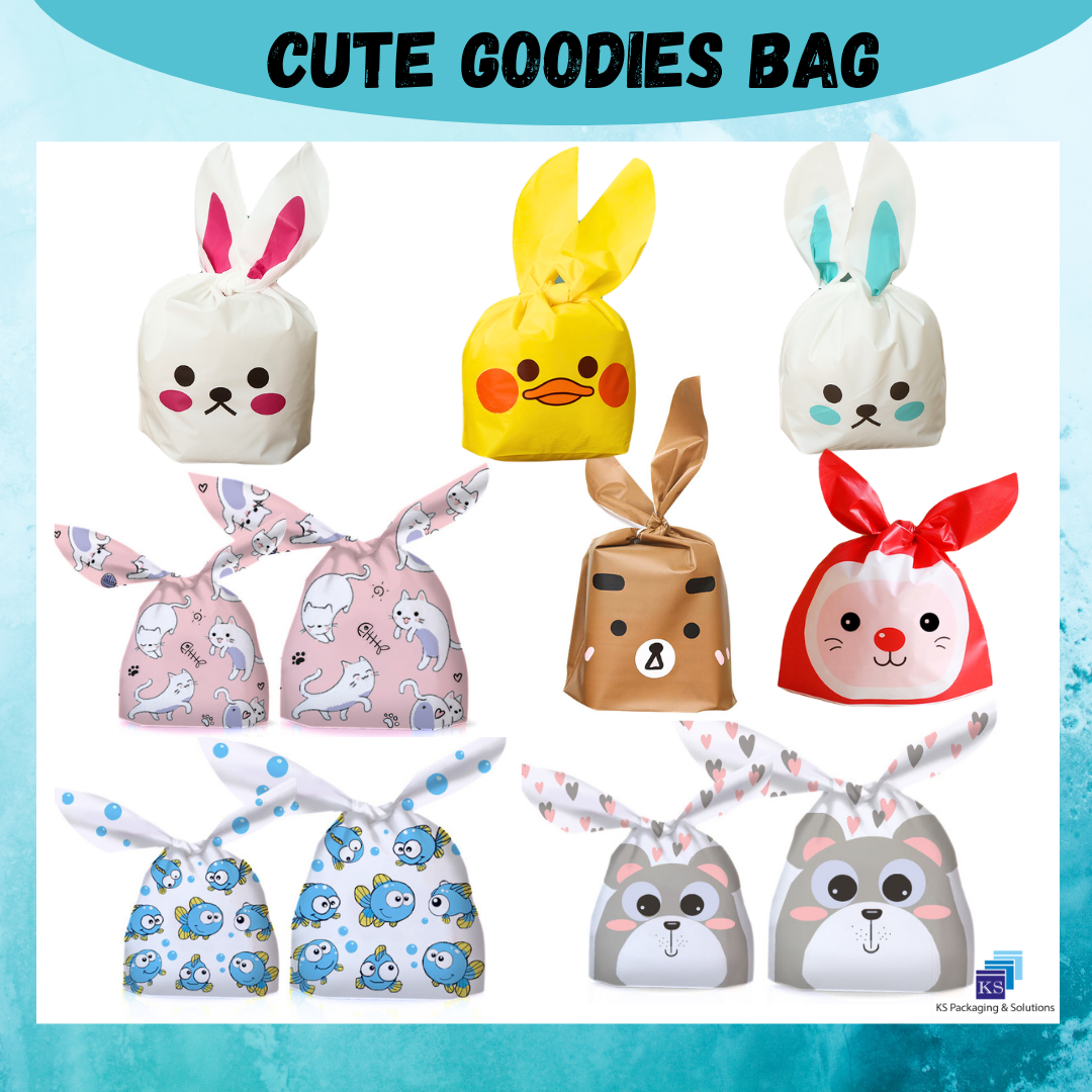 (50pcs) Cute Thick Goodies Bag/ Cookies Candy Goodies Bag/ Gift Bag ...