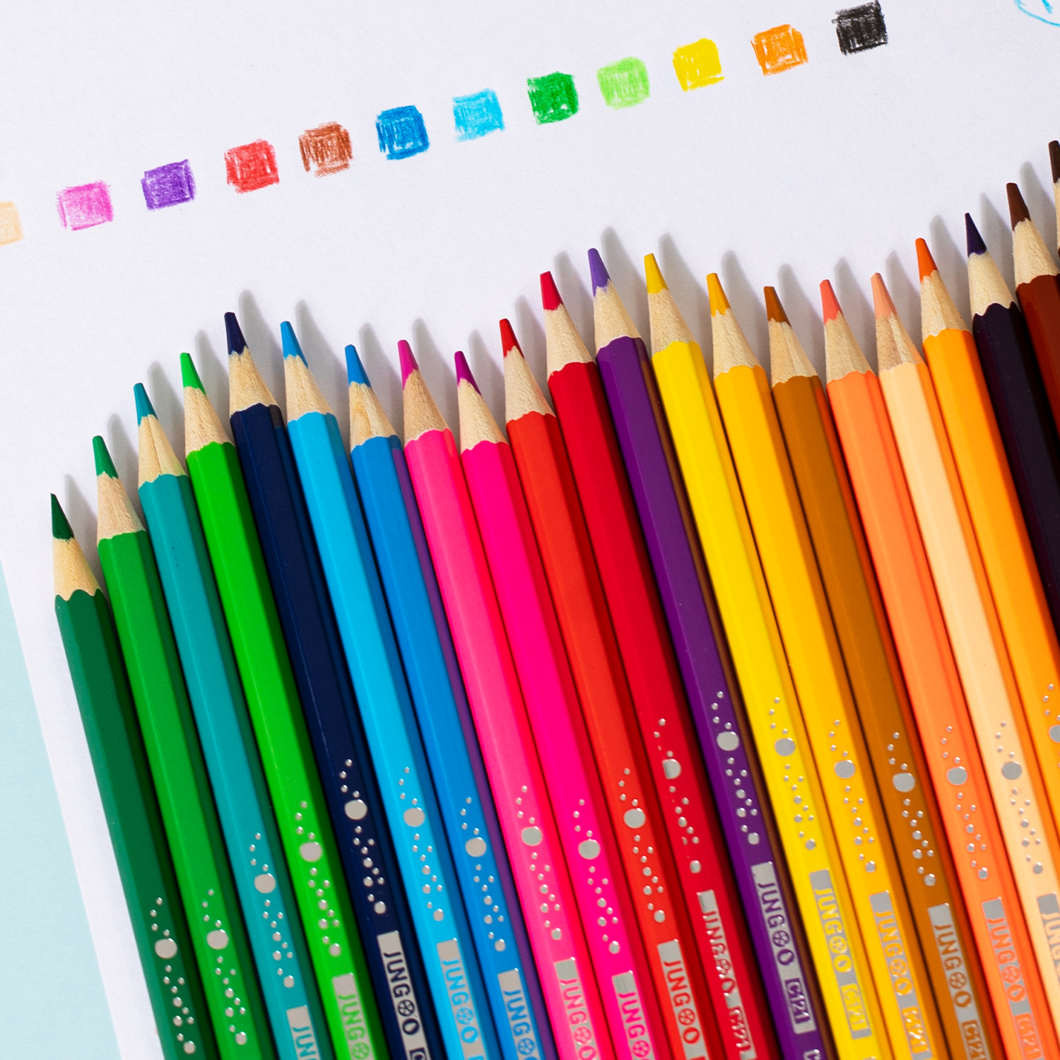 Deli Jungoo Colour Pencil Set Pensel Warna Drawing Painting Pensel ...