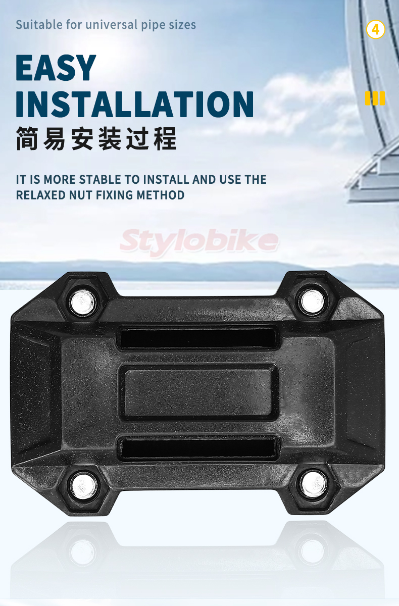 Motorcycle Crash Bar Protector Bumper Protective Block Engine Guard ...