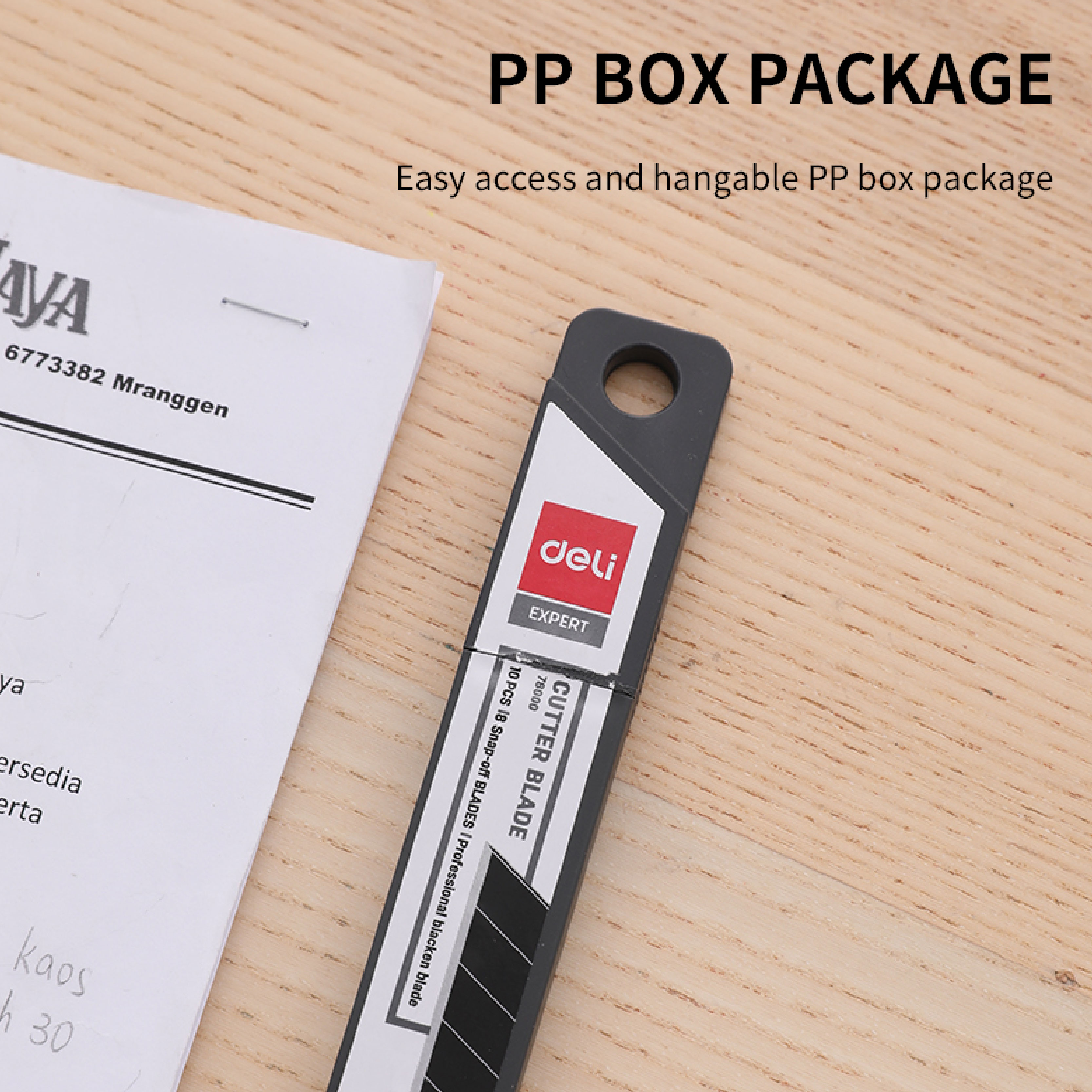 Deli Cutter Blade Refill for Universal Cutter Knife SK5 Alloy Steel (10 ...