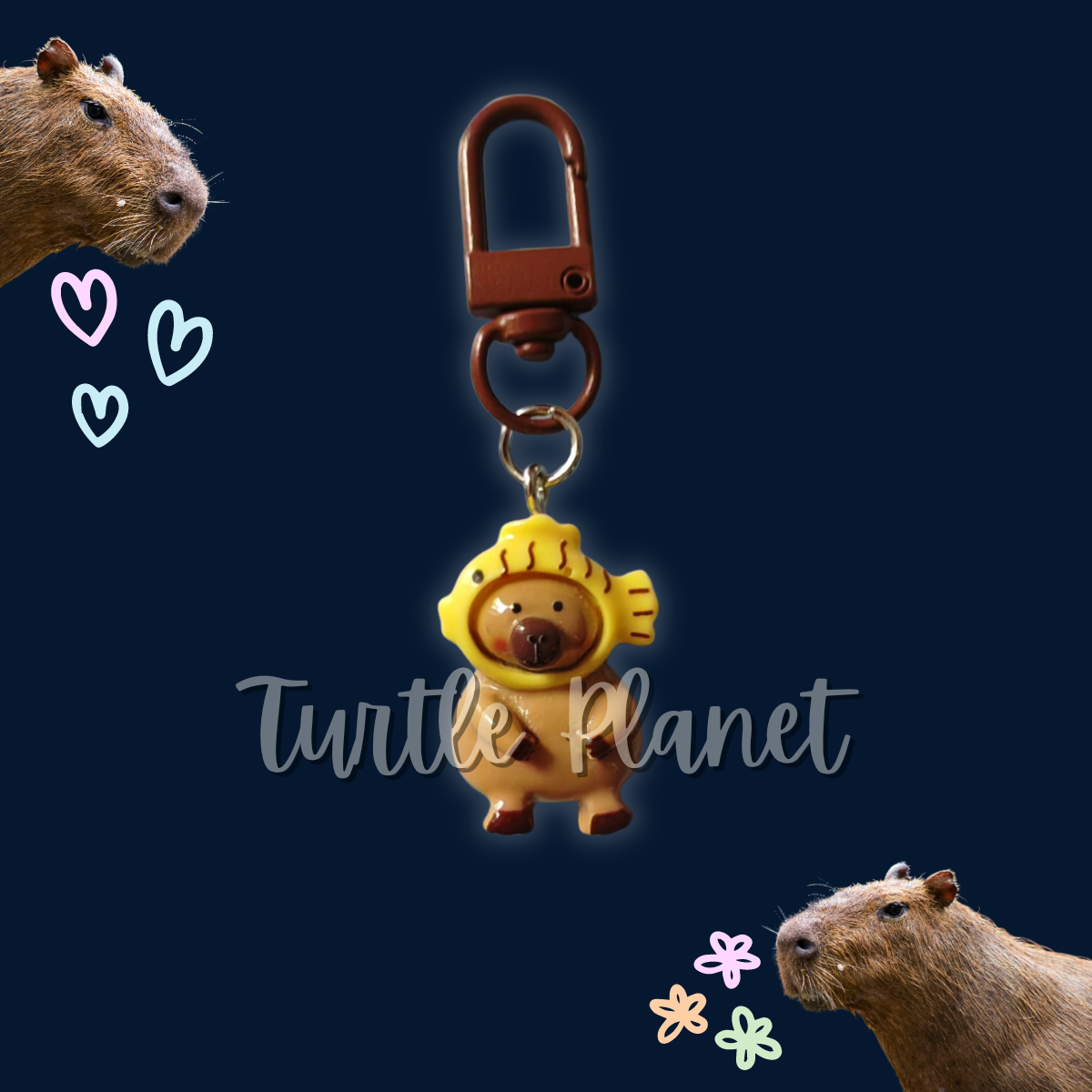 Capybara Keychain Cute Capybara Accessory | Shopee Malaysia