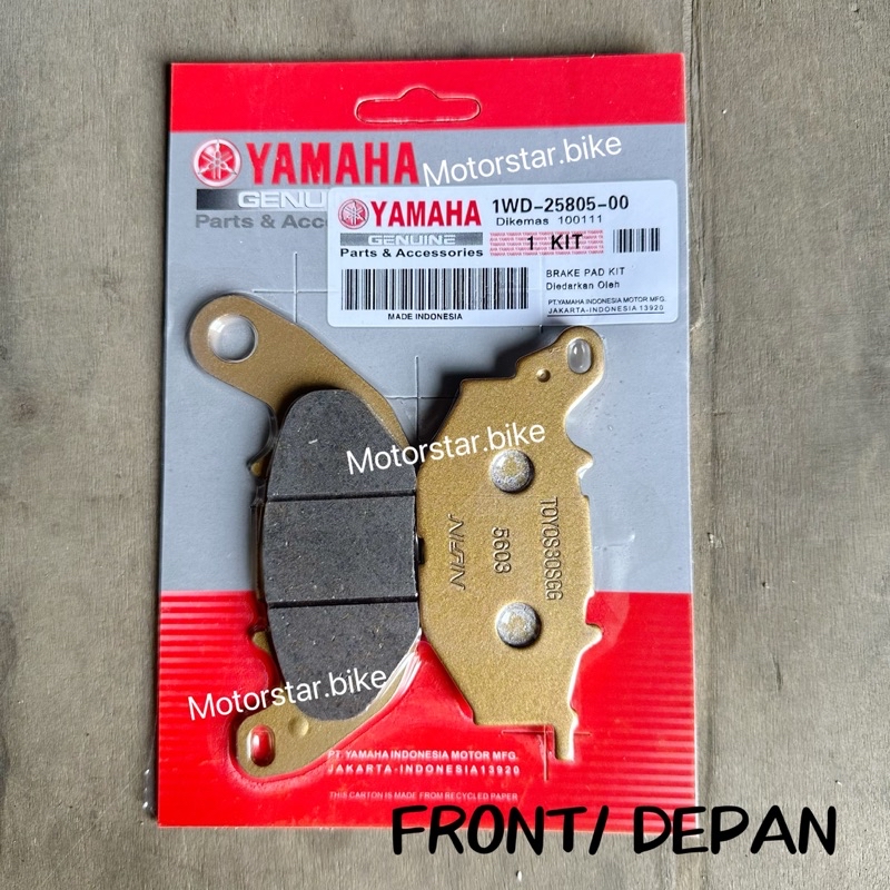 YAMAHA R25 XMAX250 MT25 DISC BRAKE PAD (DISK PAD DEPAN & BELAKANG) 1WD ...