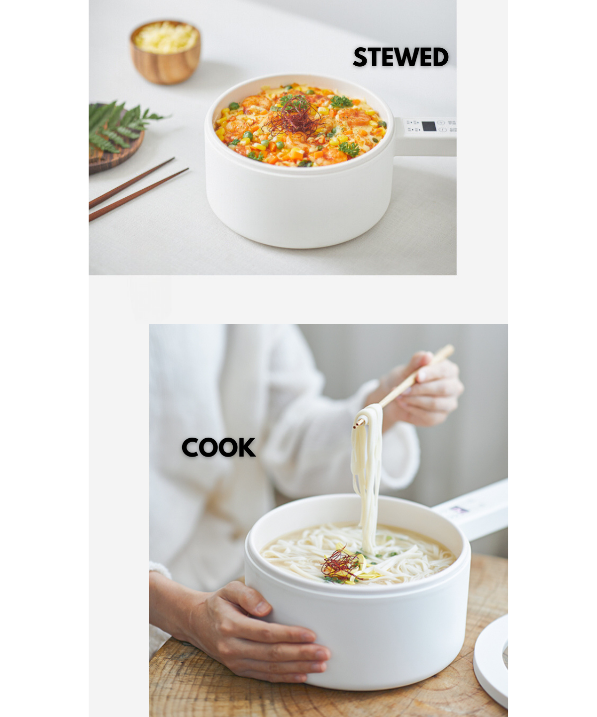 Olayks Multifunction Electric Cooker Steamboat Pot Frying Pan Rice Cooker (1.5L / 2L) 多功能电煮锅 宿舍锅 ...
