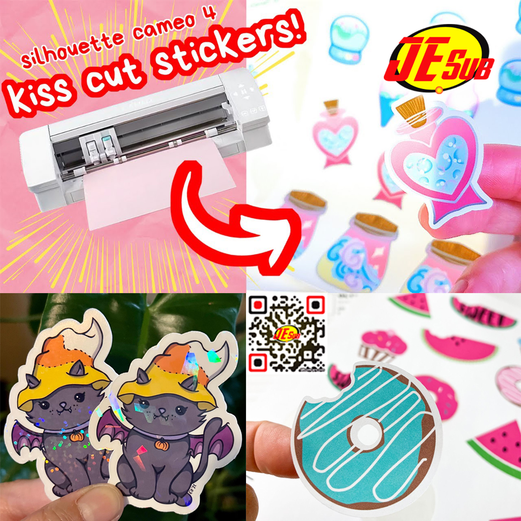 Sticker Print N Cut Business Package - Cameo 5 + A4 Epson Printer JE ...