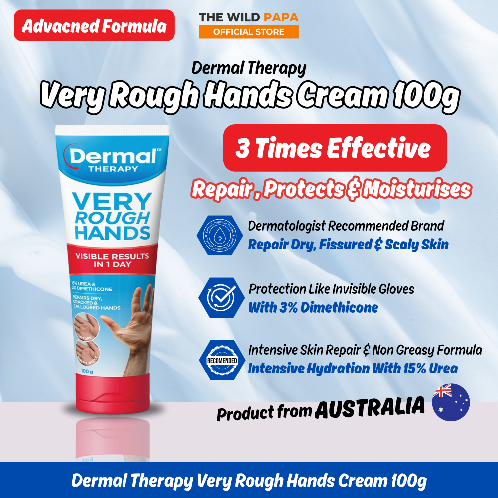 DERMAL THERAPY Hand Balm Cream 50g Very Rough Hand Cream Calloused Hand ...