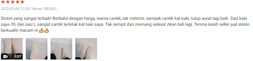 HOT SELLING NO.1 Magic Socks Caca's Stokin Anti lorot muslimah tebal ...