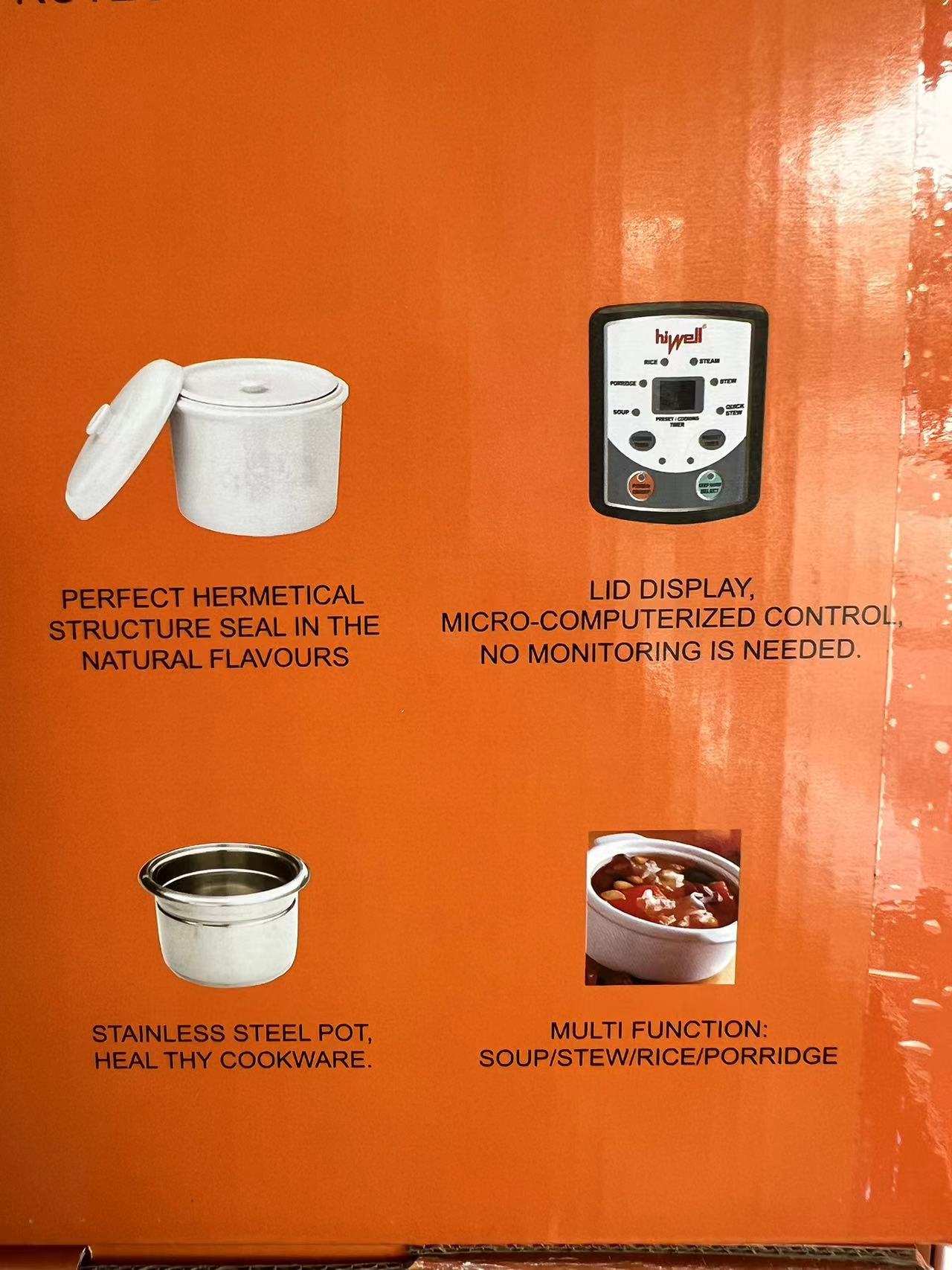 HIWELL COMPUTERRIZED MULTI FUNCTION COOKER 多用途煲煮饭粥炖鸡精功能 | Shopee Malaysia