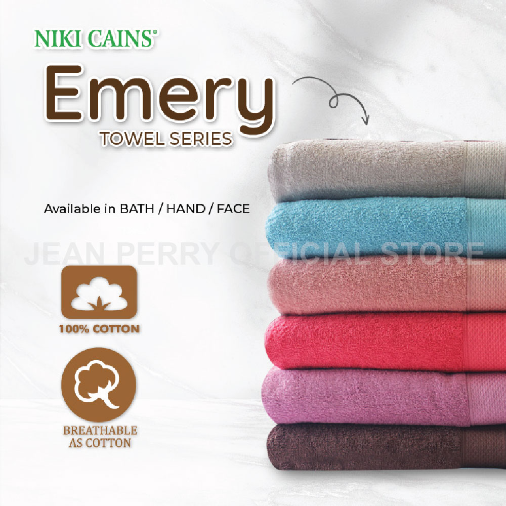 Niki Cains Emery Bath Towel - 100% Cotton | Shopee Malaysia