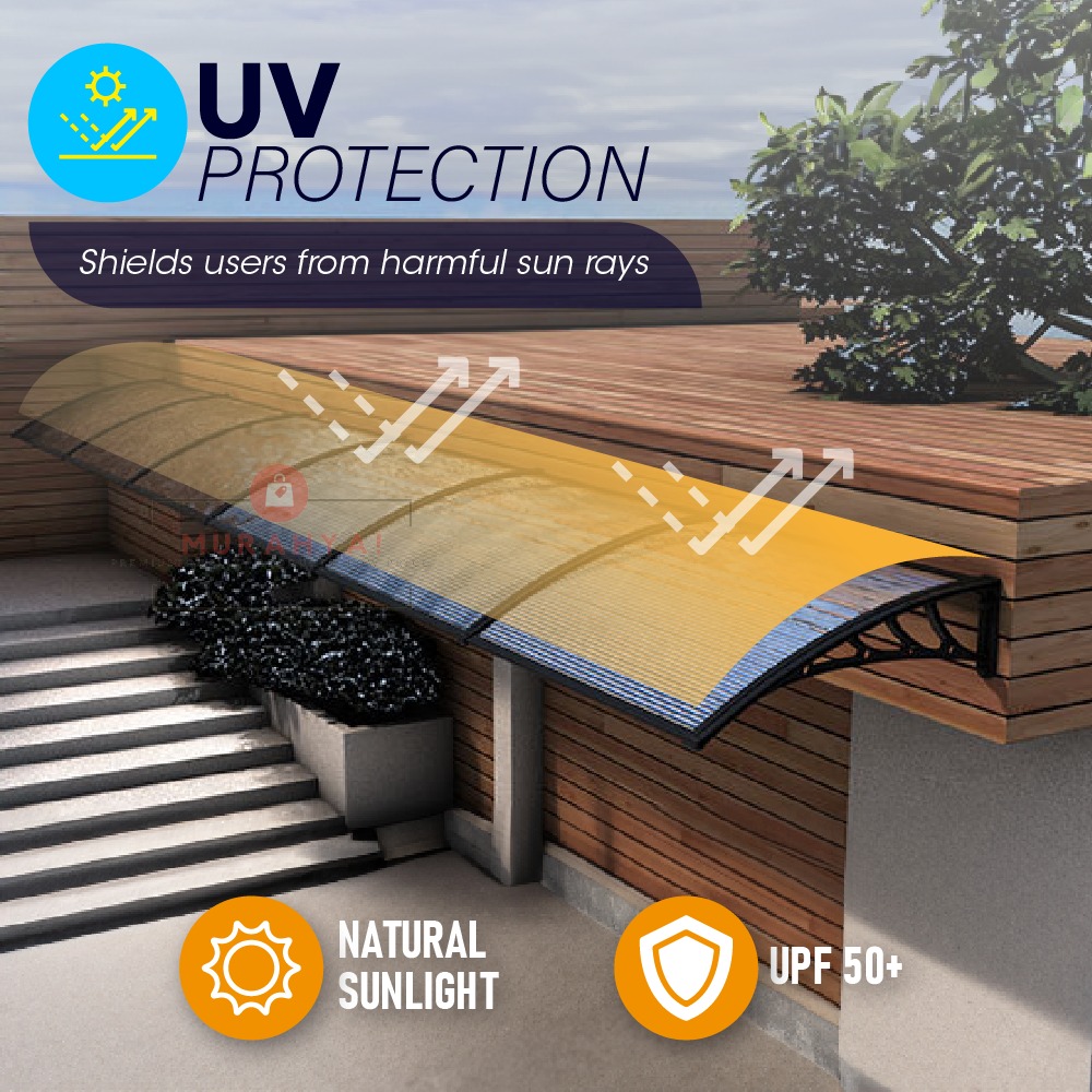 Awning Roof Outdoor Aluminium Awning Rumah Heavy Duty Sunshield ...