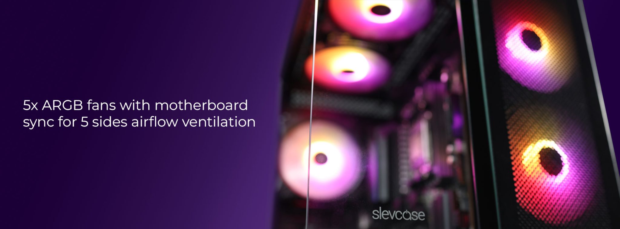 SLEV SlevCase SEAVIEW | High Airflow Dual Chamber Micro ATX Gaming ...