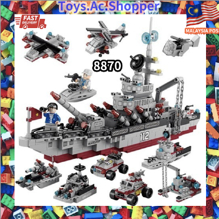 Building Block LELE BROTHER space shuttle/warship/Chinatown Packaging ...