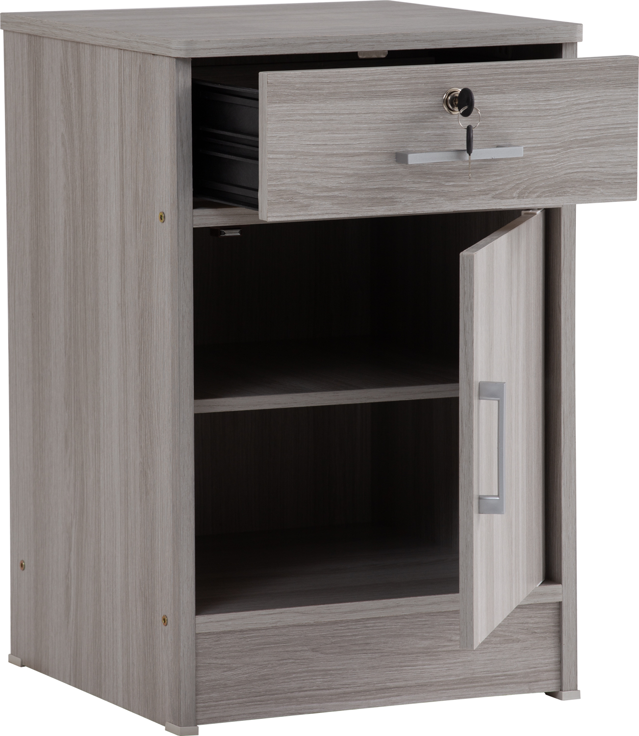 Furniture Direct MORTEN DUBLIN bedside table with key lock/ bedside ...