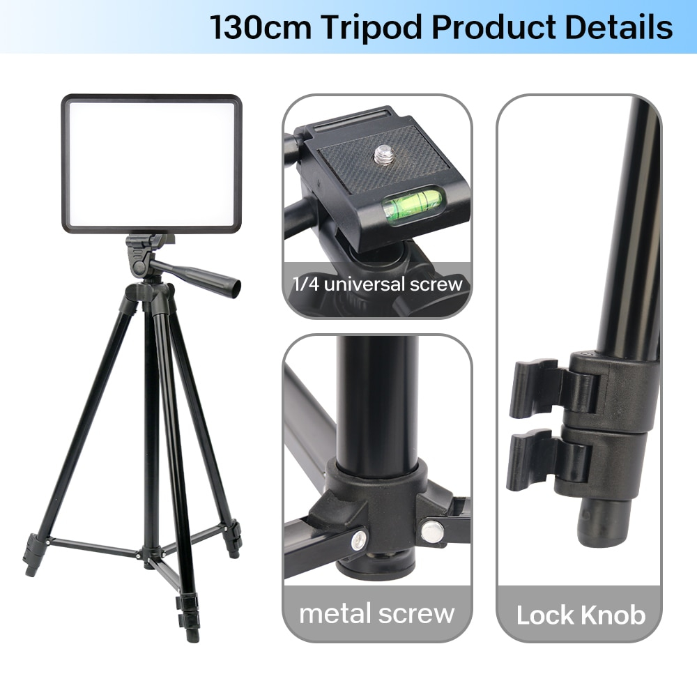 10 Inch Heavy Duty Light Stand Adjustable Tripod Stand With 1.1 Meter ...