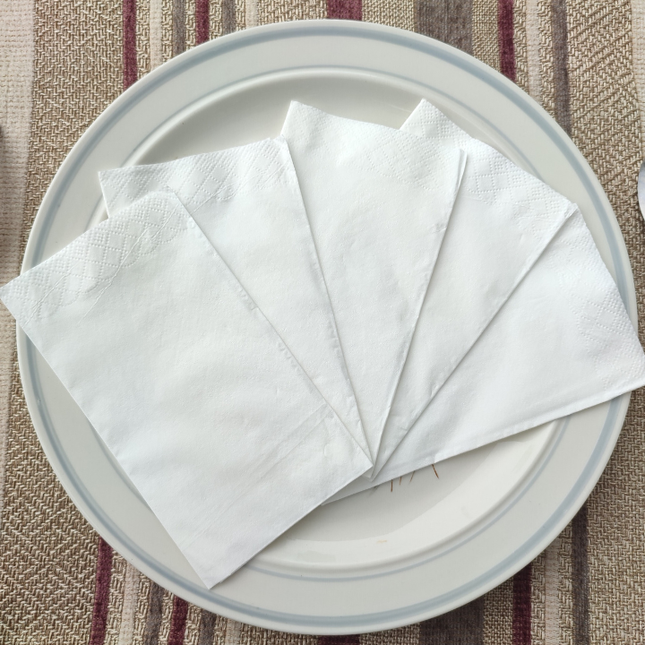 Luncheon Dinner Napkin Tissue Paper Virgin Pulp Thick 2ply Tisu Meja ...