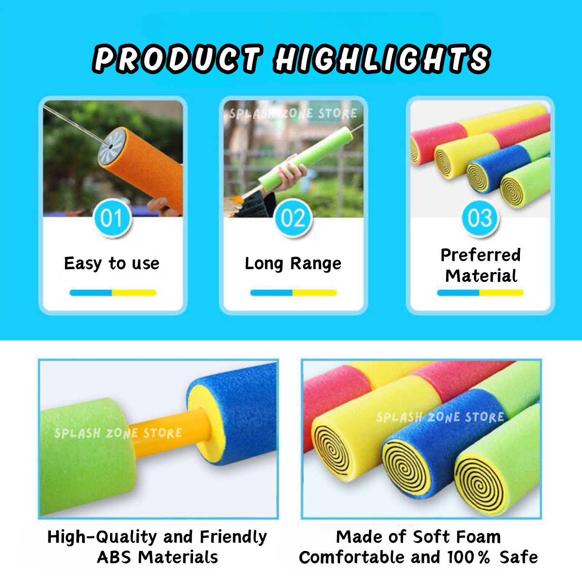 Animal Water Blaster Shooter Soaker Water Gun Toy Pool Beach Fun ...