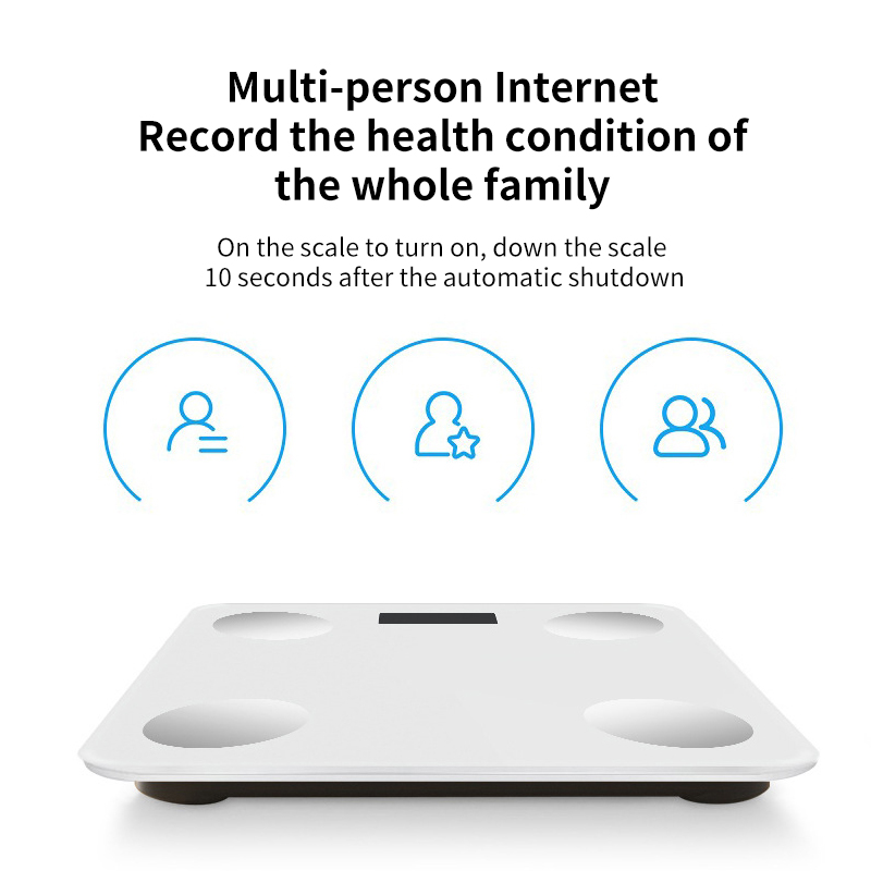 ONEHOME Bluetooth Body Fat Weighing Scale Smart BMI Scale LCD Display ...