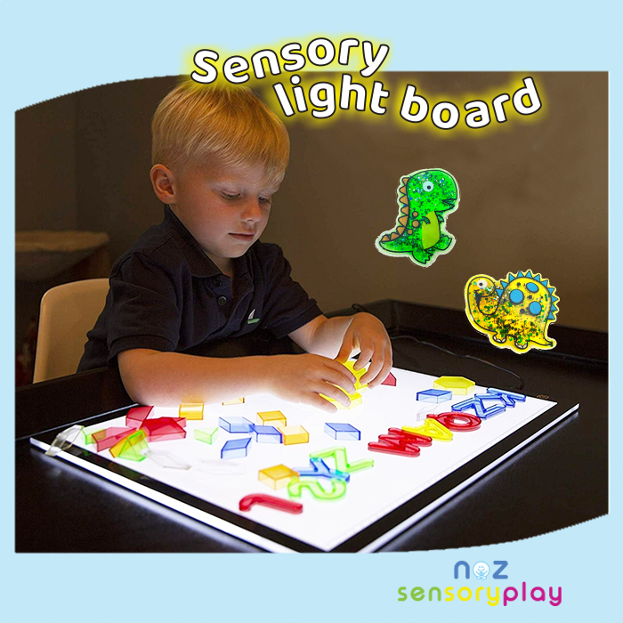 LED Light Board A3 for sensory play and tracing visual and tactile ...